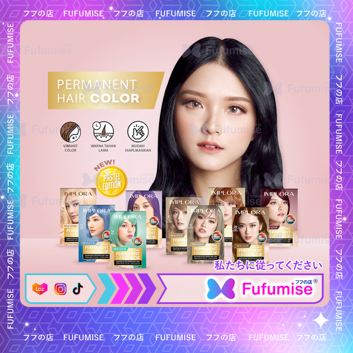 IMPLORA New Permanent Hair Color Semir Rambut (BPOM) | Lazada Indonesia