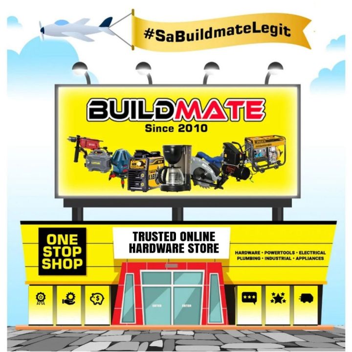 Buildmate x INGCO Safety Helmet Hard Hat Yellow/White/Blue/Red PE 6 ...