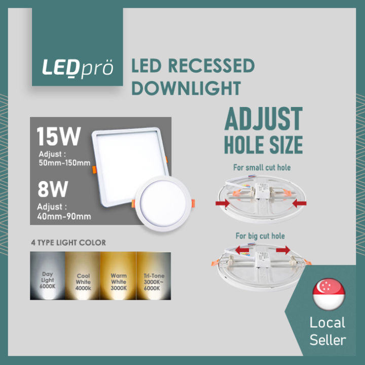 [Buy 2 Free 1] LED PRO LED LIGHT Recessed Light/LED Downlight Light LED ...