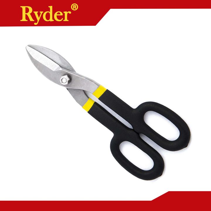 RYDER Tools Tin Snip (8", 10", 12") Scissors for Cutting Metal Sheets ...