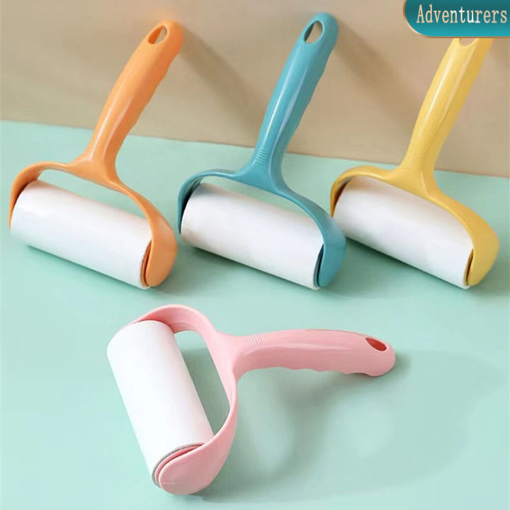 Adventurers Sticky Hair Roller with Cover Clothes Cleaning Dust Removal ...