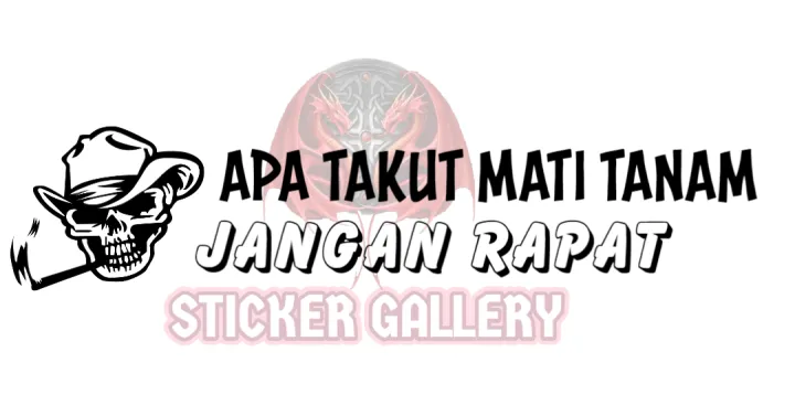 STICKER APA TAKUT MATI TANAM | Lazada