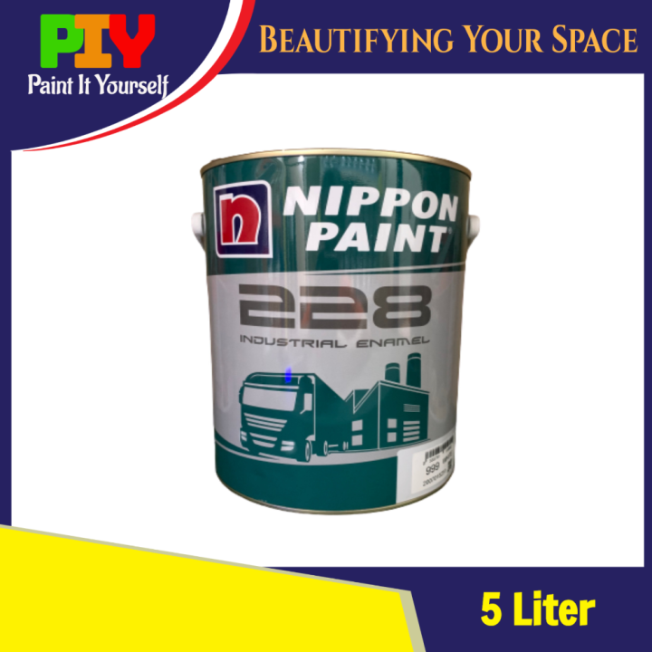Nippon Paint High Quality Synthetic Industrial Enamel 228 5L - 5 Liter ...