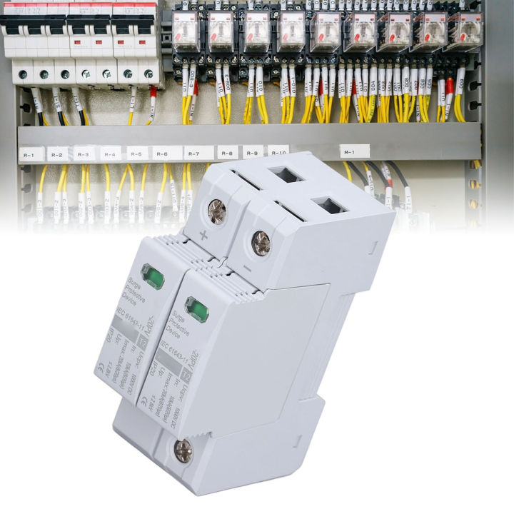 Surge Protective Device 2P 1000VDC Solar PV Surge Protector 10 To 20KA ...