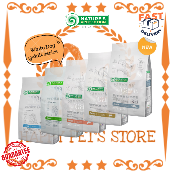 Nature's Protection Superior Care White Dogs Adult Lamb/Salmon ...