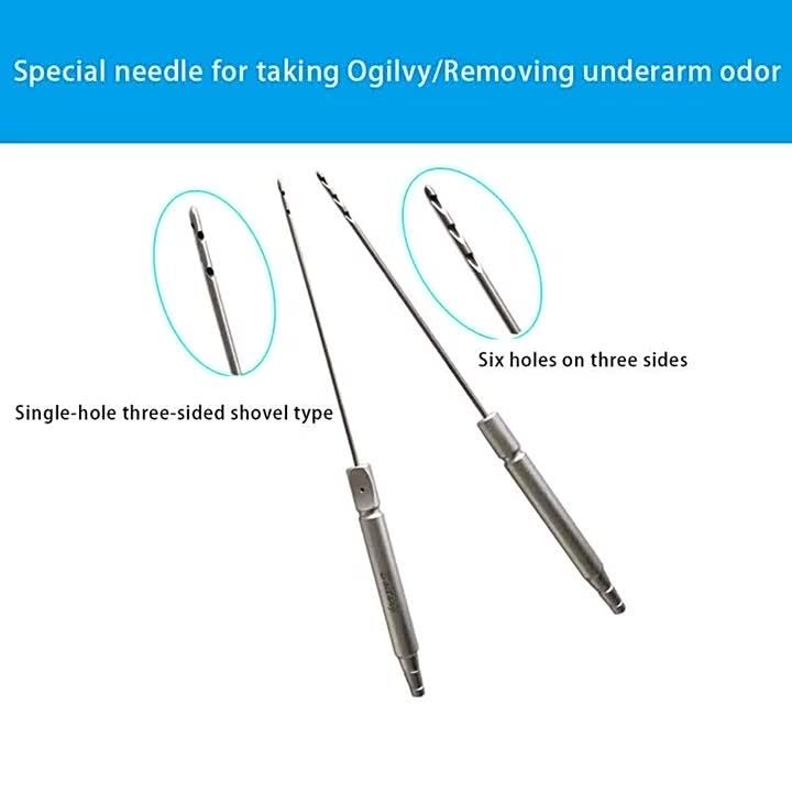 KITA-1pcs Liposuction Tool Fat Transfer Needle Porous Droplet Planer ...