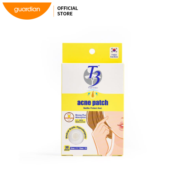 T3 Acne Patch 100% Hydrocolloid 30S | Lazada