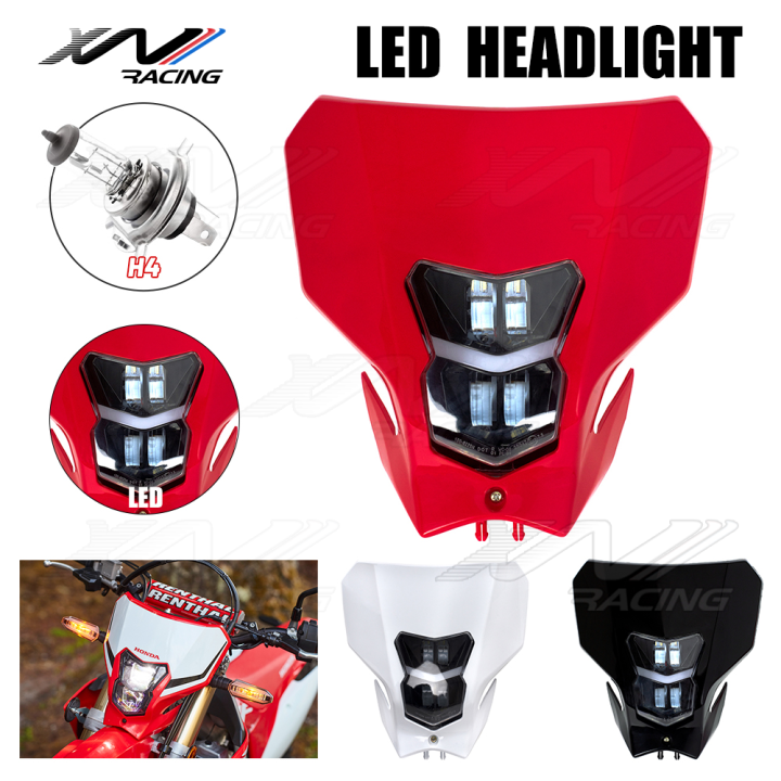 XW RACING Motorcycle Head Light Kit Headlight Headlamp For HONDA ...