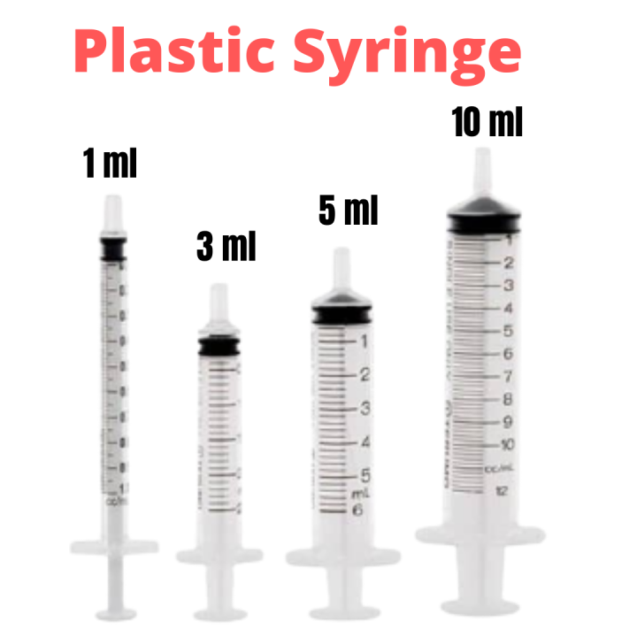 1ml 3ml 5ml 10ml Disposable Syringe Picagari Feeder Sterile Individual ...