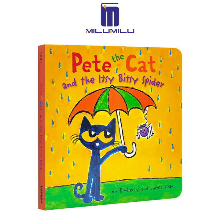Pete the Cat and the Itsy Bitsy Spider, Pete the Cat nursery rhyme ...