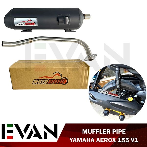 1 SET MUFFLER PIPE FOR YAMAHA AEROX VERSION 1 MADE IN THAILAND ...