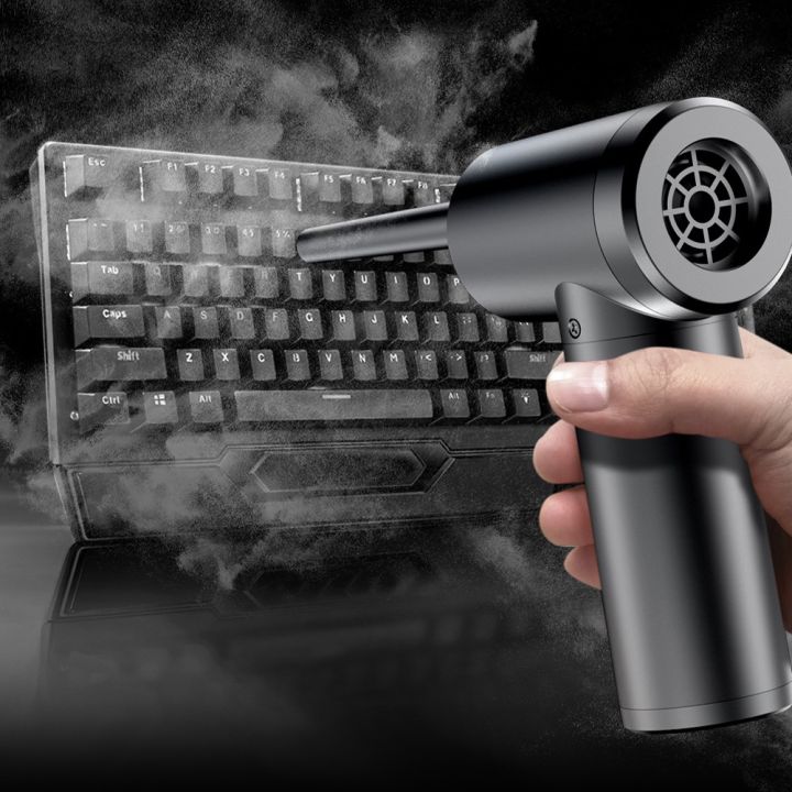 Electric Air Duster for Keyboard Cleaning, Rechargeable 5000mAh Battery ...