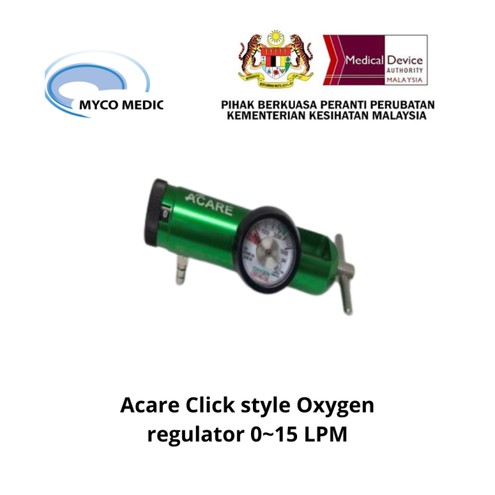 Acare Click Style Oxygen Regulator | Lazada
