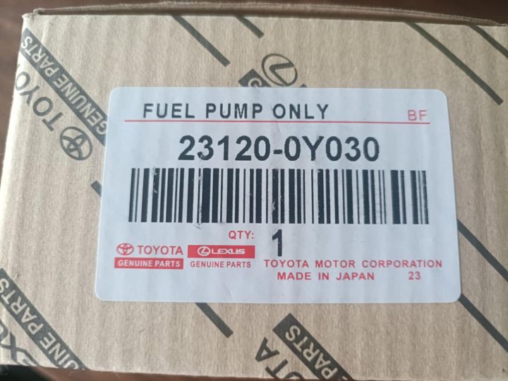 ELECTRIC FUEL PUMP FOR TOYOTA VIOS SPIDERMAN / AVANZA 1NR (Part No ...