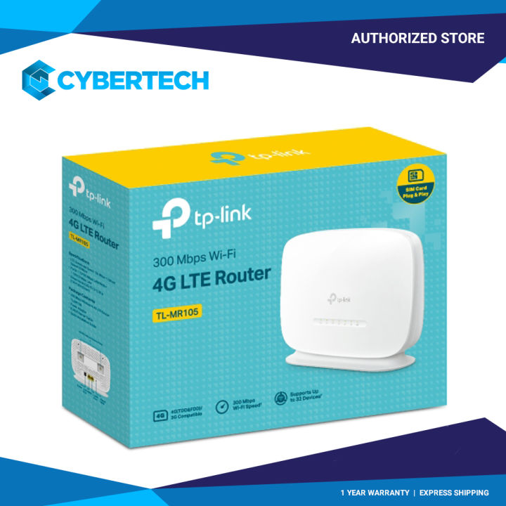 TP-Link TL-MR105 300 Mbps Wireless N 4G LTE Router | Lazada PH