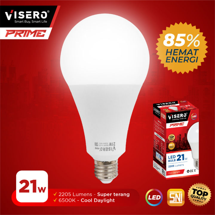 Lampu Bulb LED Visero PRIME 21W SNI VISERO | Lazada Indonesia