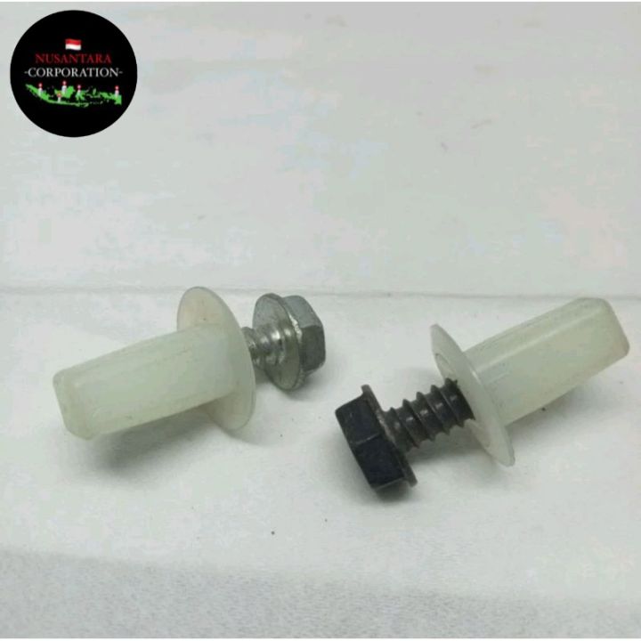 kancing klip kedudukan baut mobil original 1 set dengan baut | Lazada ...