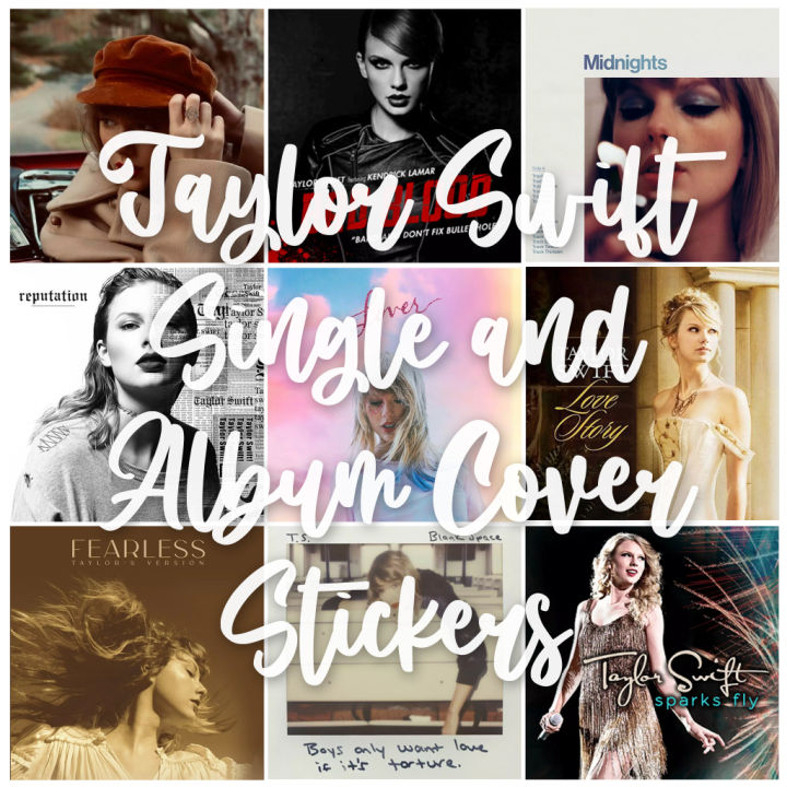 Taylor Swift Single and Album Cover Stickers | Lazada PH