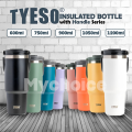 New Tyeso Tumbler With Handle Design 600ml/750ml/900ml/1050ml/1200ml Double Layer 304 Stainless ...
