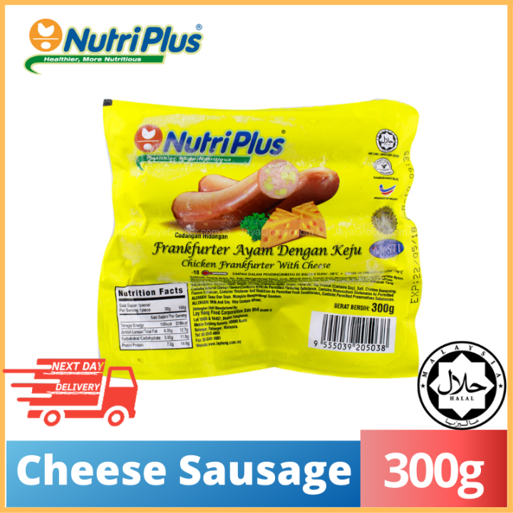 Nutriplus Cheese Chicken Sausage / Cheese Sosej (300g) | Lazada