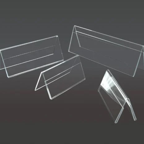 Desk label Acrylic V shape display Price Label | Lazada