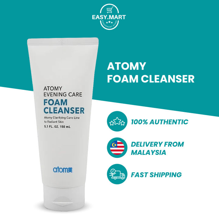 READY STOCK Atomy Evening Care FOAM CLEANSER 150ml Facial Wash Face ...