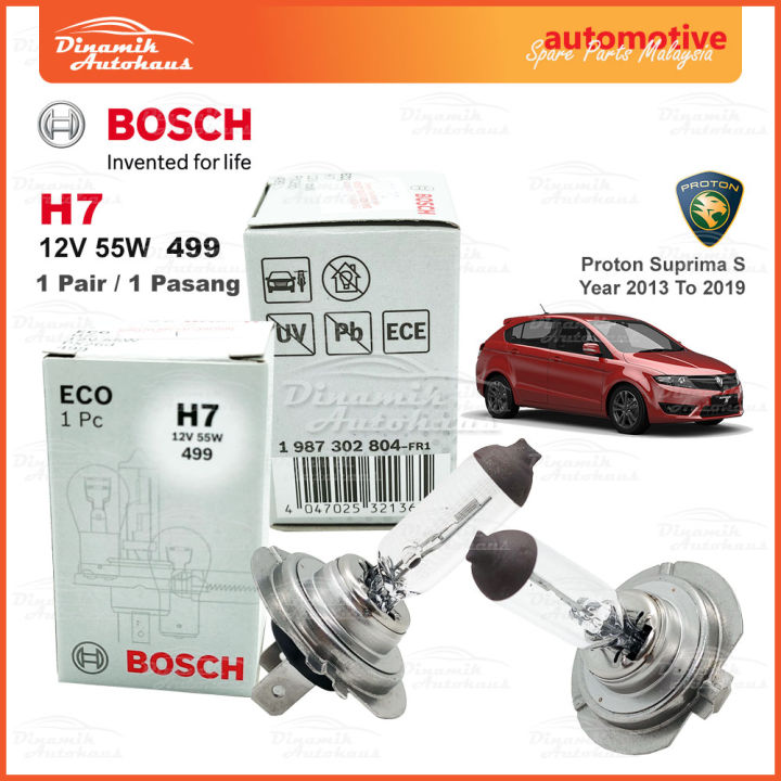 Proton Suprima S Projector Headlamp Halogen Light Bulb Bosch H7 12 Volt ...
