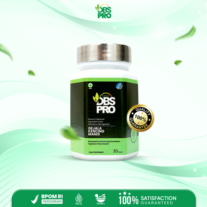 DBS PRO/ KAPSUL KESEHATAN/ KAPSUL STABIL DIABETES REKOMENDASI | Lazada ...