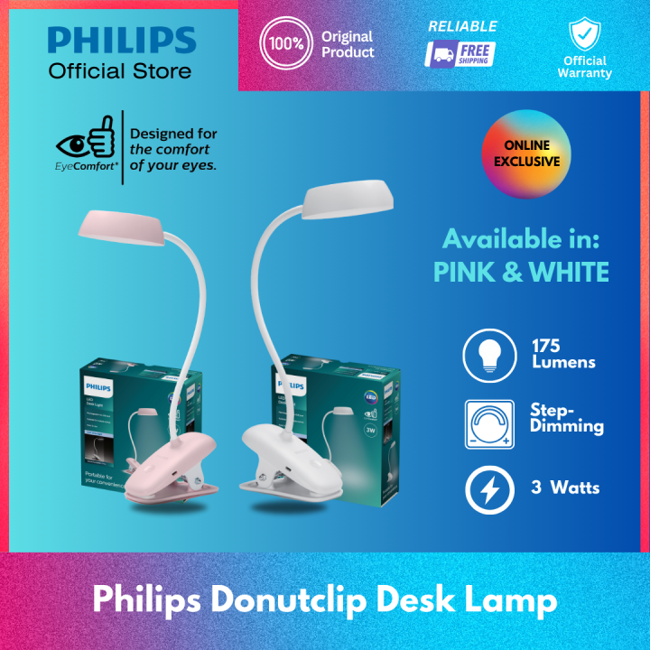 Philips Donut Clip Table Desk Lamp ONLINE EXCLUSIVE | Lazada PH