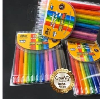 Rotating long Crayons Drawing Art 8clr - 12clr - 18clr | Lazada PH