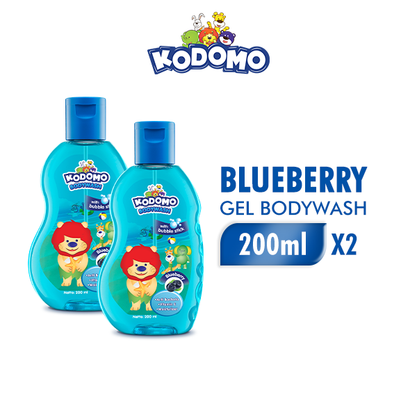 [Paket isi 2] KODOMO Shampoo GEL BLUEBERRY Botol 200ML | Lazada Indonesia