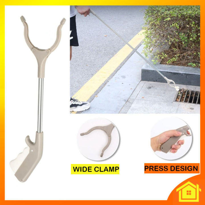 Garbage Picker Trash Grabber Stick Helper Stainless Steel Outdoor ...
