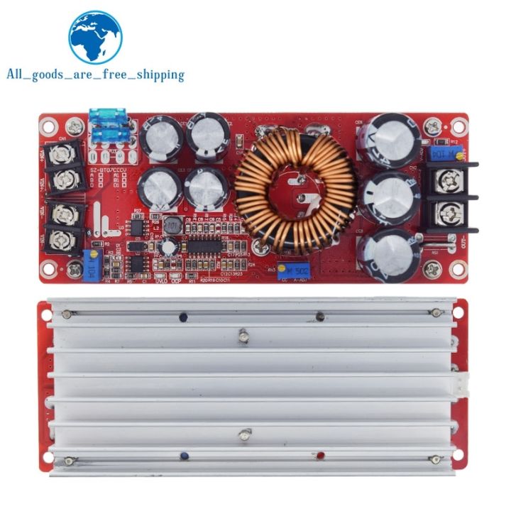 TZT 1200W 20A DC Converter Boost Step-up Power Supply Module IN 8-60V ...
