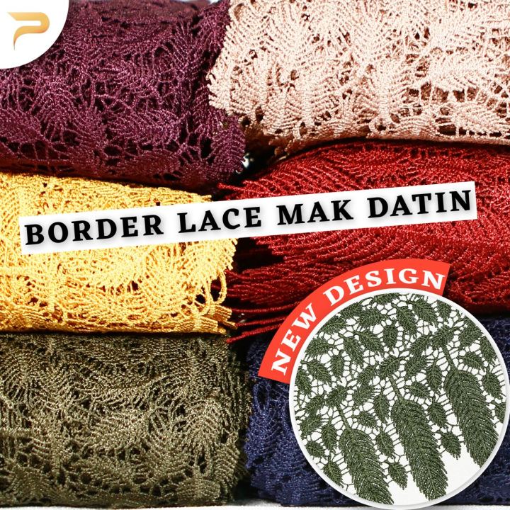 💥 NEW LACE VIRAL 💥 20cm Border Lace Baju Renda Open Meter untuk baju ...