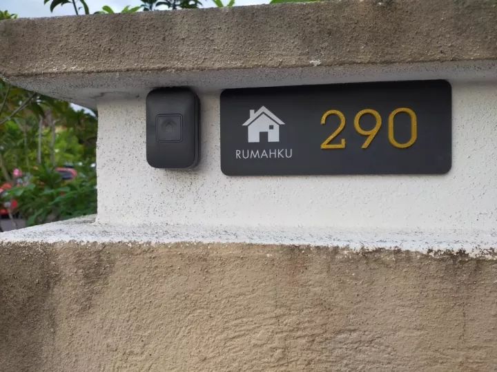 [Customization] Modern 3D Luminous House Number & Address Sign Plate ...