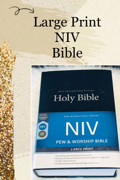 Holy Bible - Large Print NIV Bible | Lazada