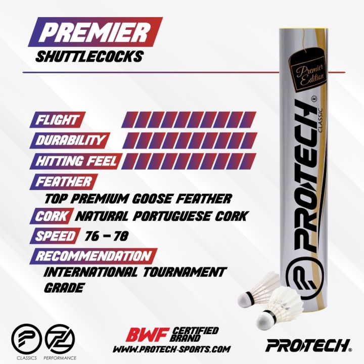 [Shop Malaysia] Protech Premier Edition Shuttles | Lazada PH