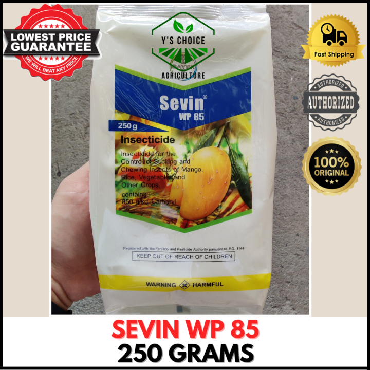 SEVIN WP 85 POWDER INSECTICIDE - ANTI-TICK - ANTI-FLEA - 250 GRAMS ...
