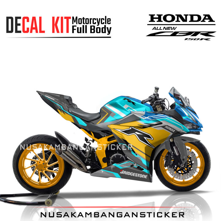 Stiker CBR 150 New 2021 GTR BIRU | Lazada Indonesia