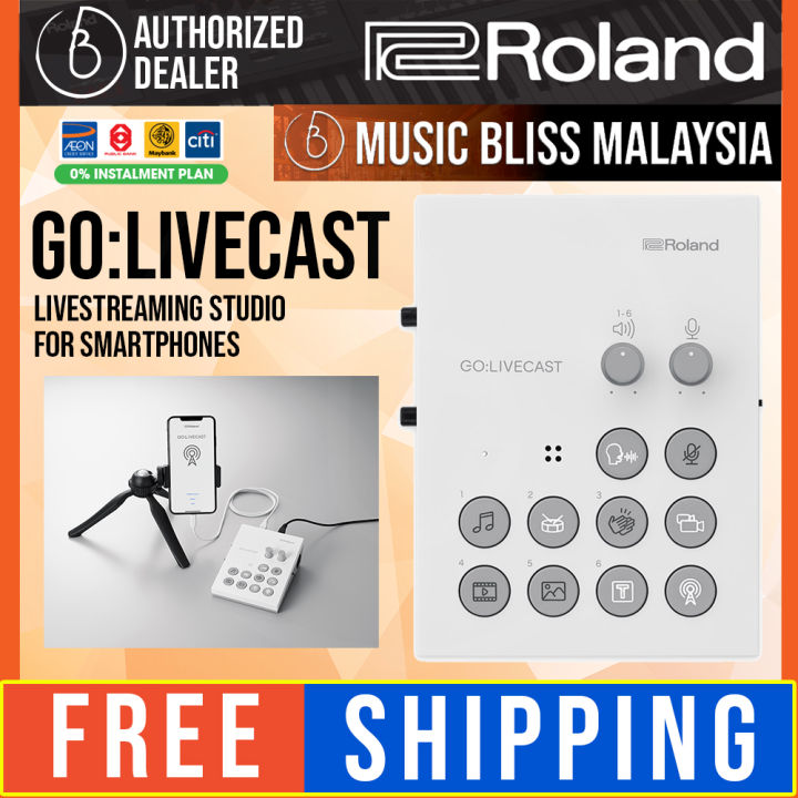 Roland GO:LIVECAST Live Streaming Studio for Smartphones (GO LIVECAST ...