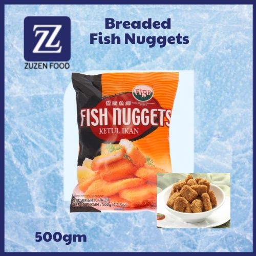 [Zuzen Food] Figo Breaded Fish Nugget 500gm [香脆鱼块] | Lazada Singapore
