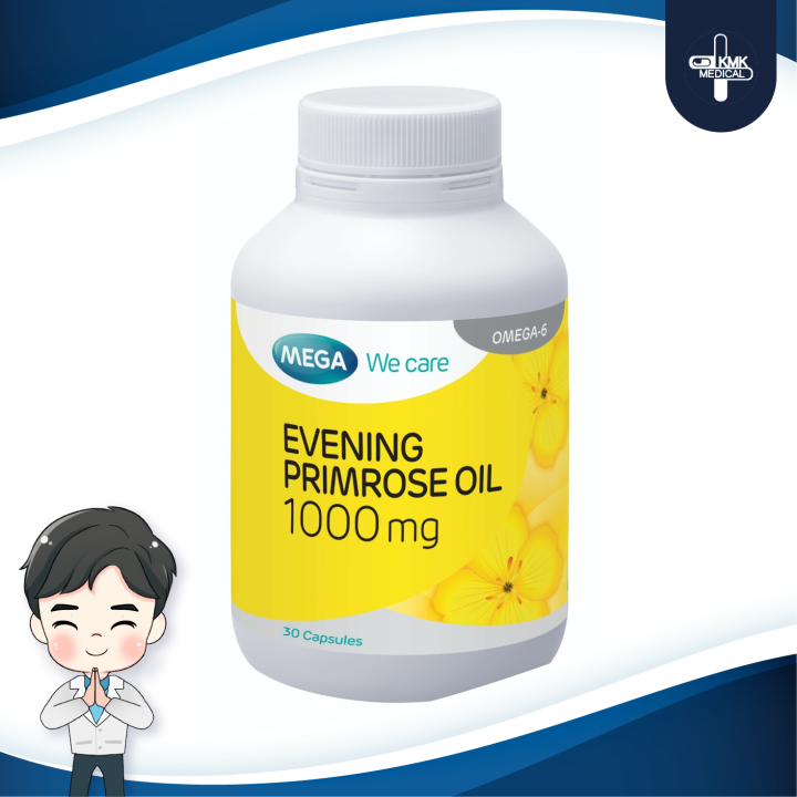 Mega Evening Primrose 30 แคปซูล บรรเทาอาการวัยทอง บำรุงผิวพรรณ บรรเทา ...