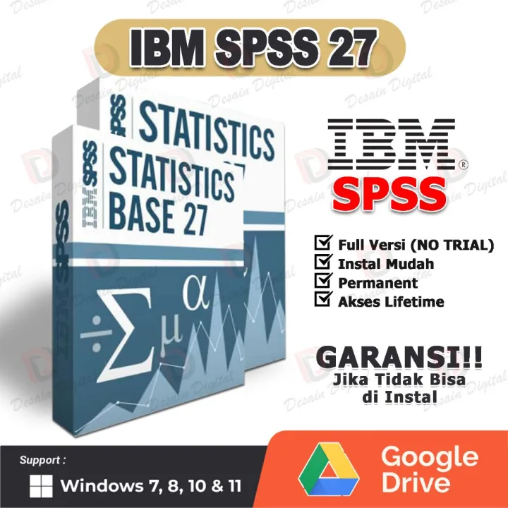 SPSS Statistik 27 Full Version Lifetime | Lazada Indonesia