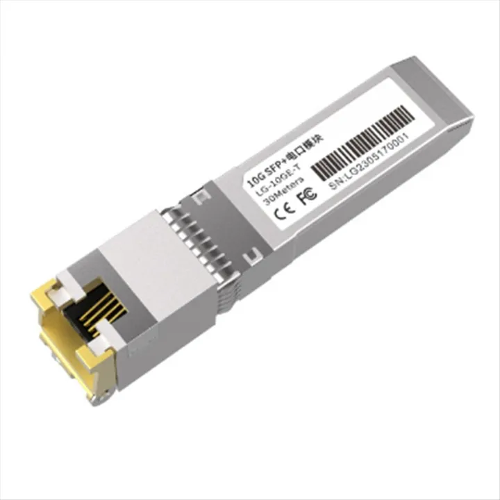 10G SFP+ Module 10GbE Copper SFP Modules Optical Port Turn to RJ45 Ethernet Port Gigabit 1000M ...