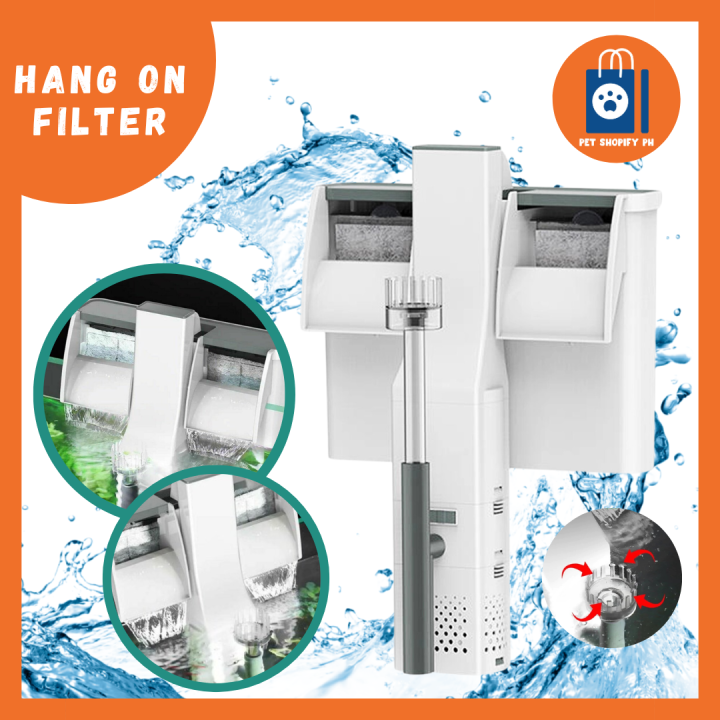 SUNSUN Aquarium Hang On Filtration XBA-200 XBA-300 XBA-500 | Lazada PH