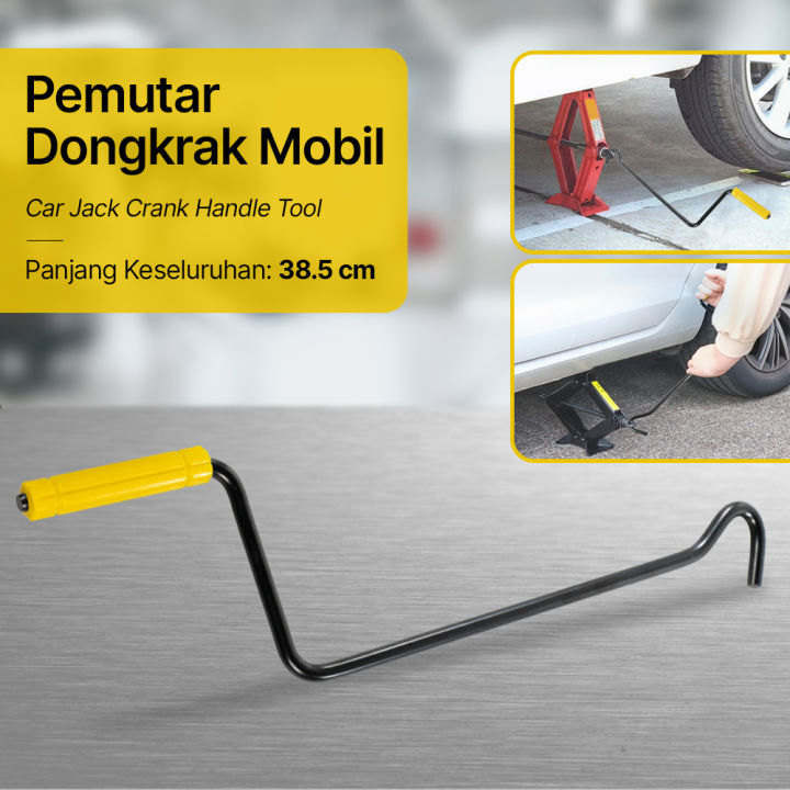 Alat Pemutar Dongkrak Mobil Material Baja Panjang 38.5 cm | Lazada ...