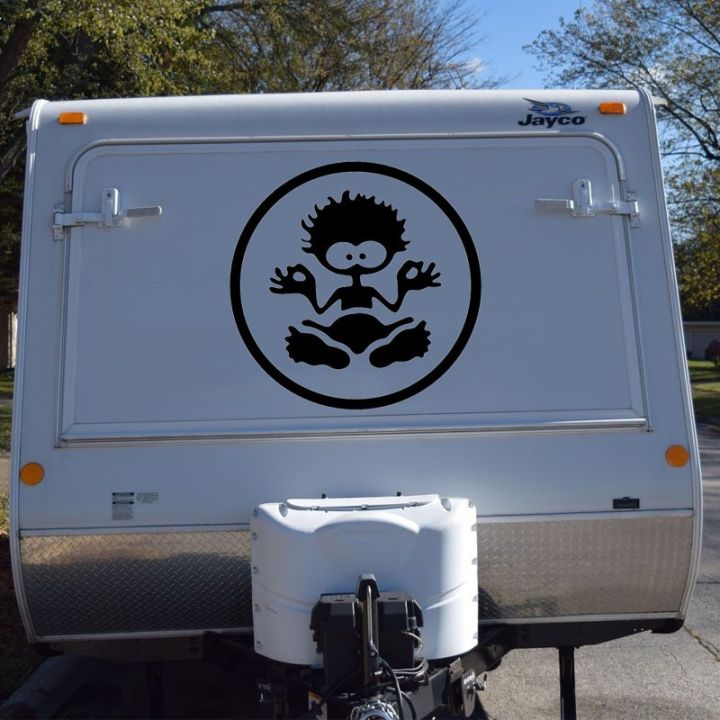 Hotmeini 50*50cm 1x Funny Boy Travel Trailer Camper Van Graphics Motor ...