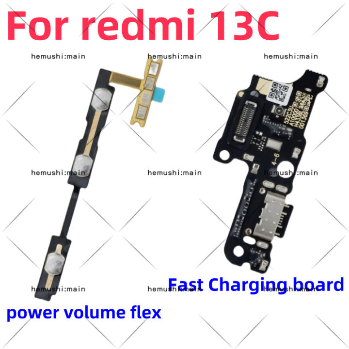 USB Charging charger port board For redmi 13C Mainboard Flex USB Port ...