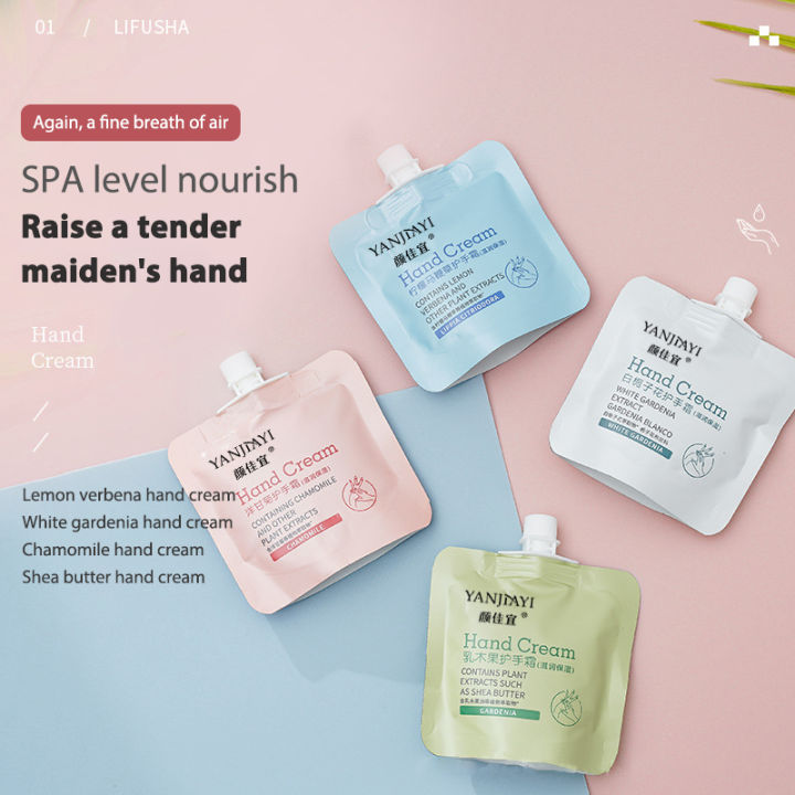 Fruity Moisturizing Hand Cream Anti-Crack Hydrating Tender Portable ...