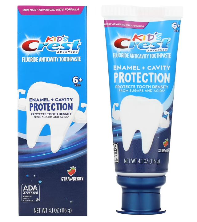 Crest, Kids, Advanced, Fluoride Anticavity Toothpaste, 6+ Yrs ...